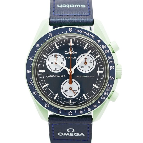 OTHERS | Accessories | Swatch X Omega Mission On Earth So33g0 Navy Dial ...